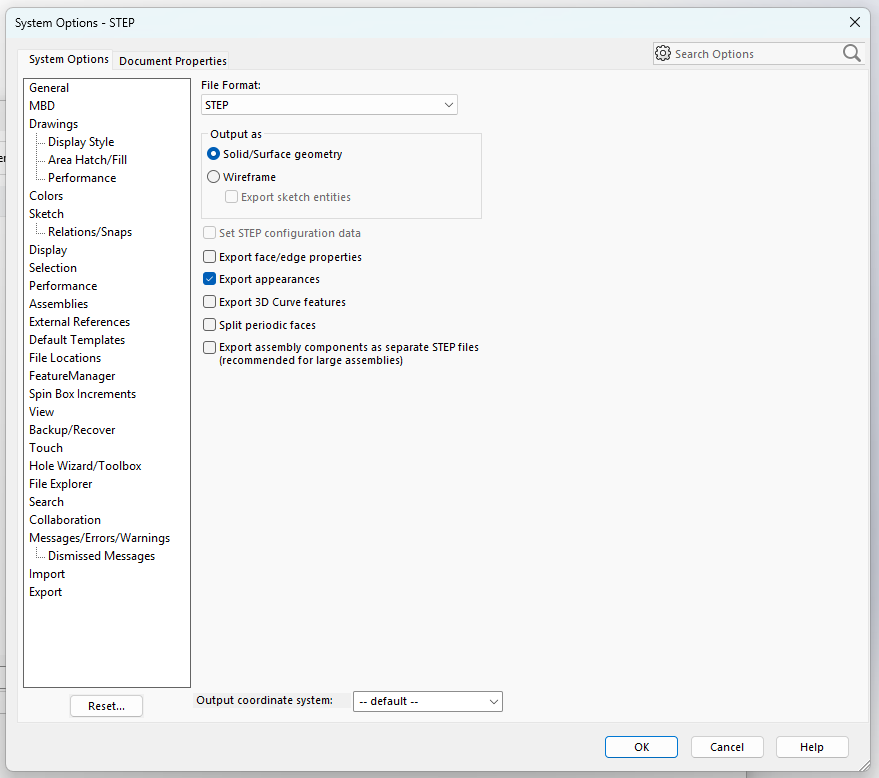 How To Export CAD as STEP From Solidworks.