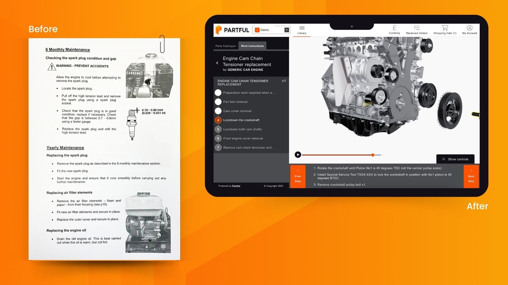 Partful | 3D Digital Work Instructions